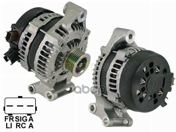 Генератор FORD FOCUS C-MAX 1.6 03-07/FOCUS 1.4/1.6 04-12/VOLVO C30 06-12 14V 120A Sat арт. ST-85-0003