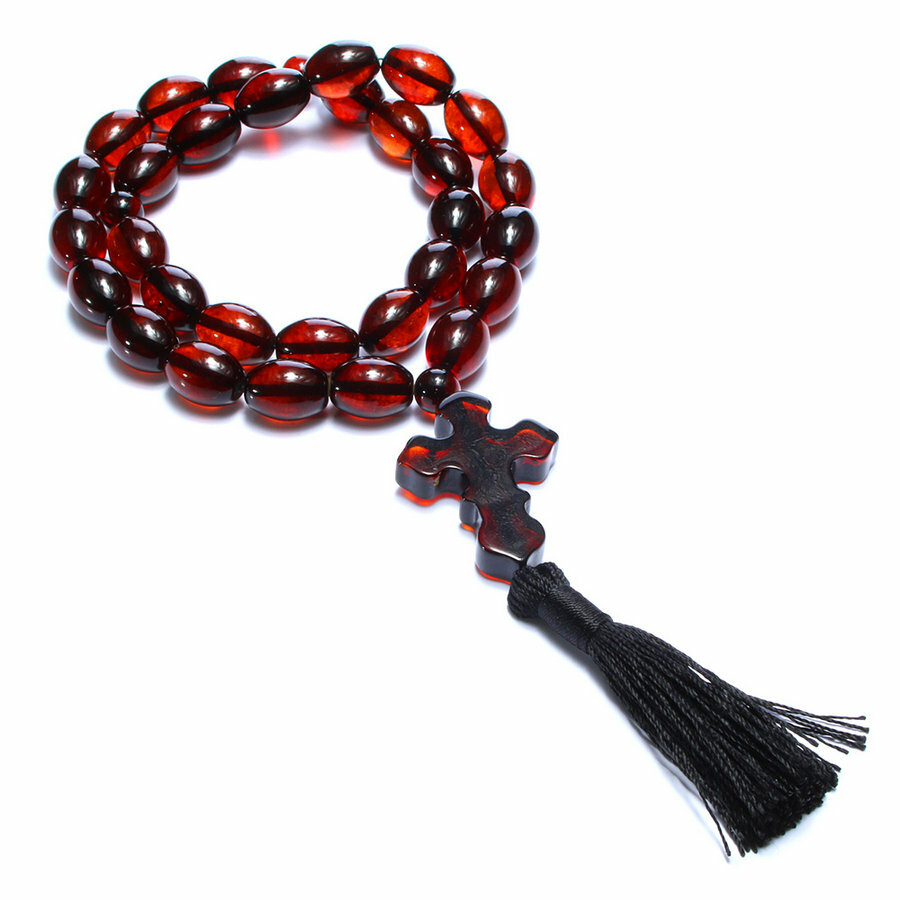 Чётки, янтарь