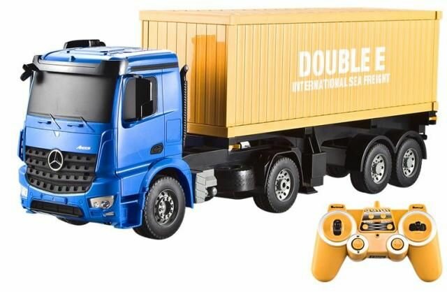 Машинка радиоуправляемая Double Egle "Контейнеровоз", Mercedes-Benz, в коробке
