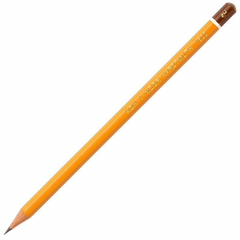 Карандаш чернографитный KOH-I-NOOR 4H, без ластика