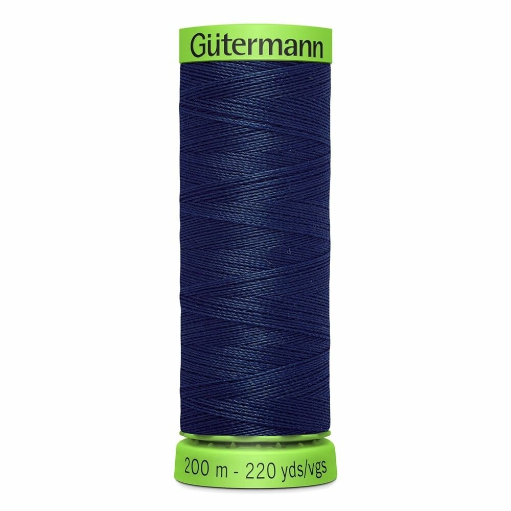 Швейные нитки Gutermann 150/200 м для деликатных материалов, цвет 011 темно-синий, 5 шт (2)