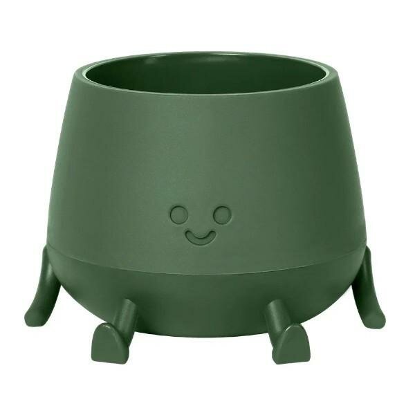 Кашпо ВМС "Мистер Грин" 0,6 л, с дренажным донышком, цвет теплая хвоя