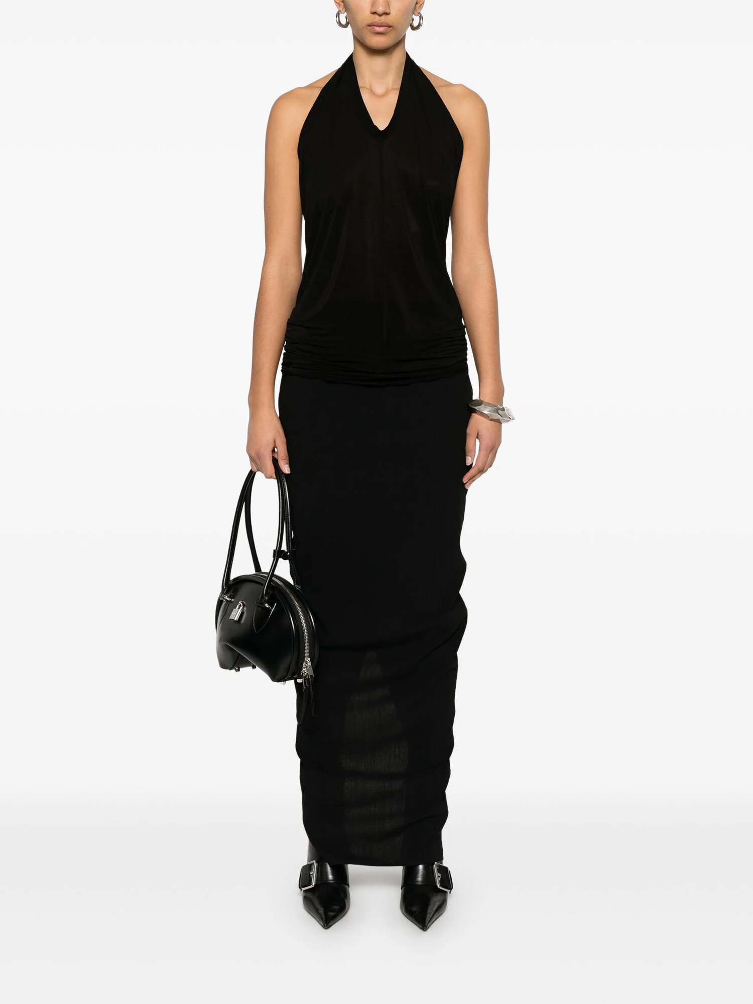 Юбка Rick Owens Soft Pillar, размер 44, black — фото 1