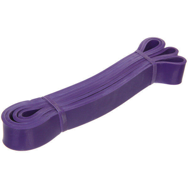 Фитнес-резинка Sportage, профессиональная, 32мм, 15-40кг, фиолетовая/чёрная для силовых тренировок, ягодиц, ног и рук