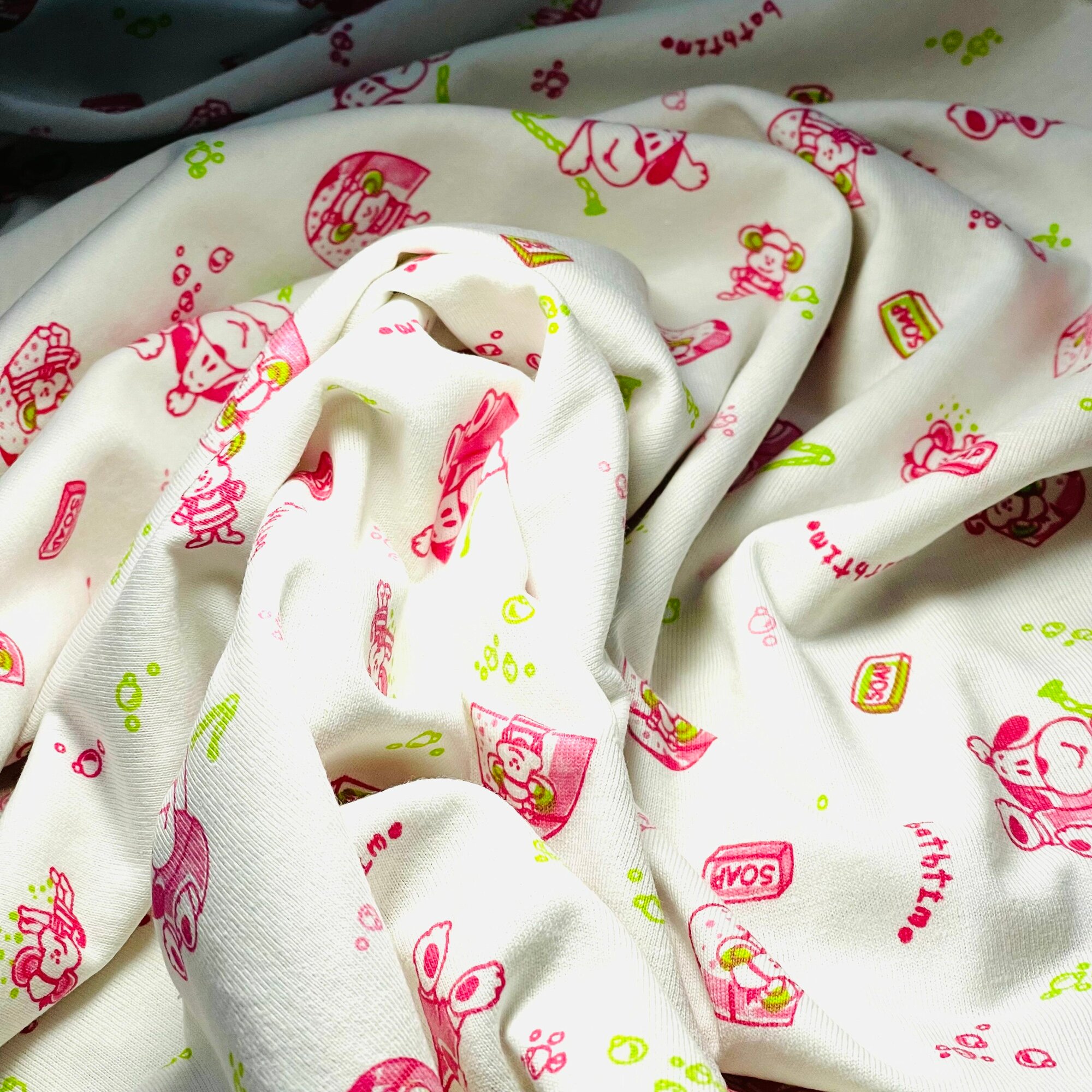 Ткань Трикотаж - хлопковый. Состав 100% хлопок. ширина 190см.