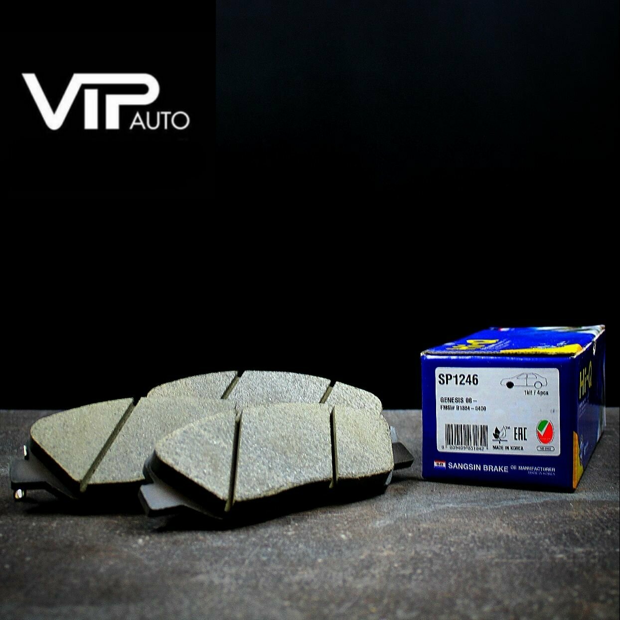 Комплект передних тормозных колодок SANGSIN HI-Q (Южная Корея)