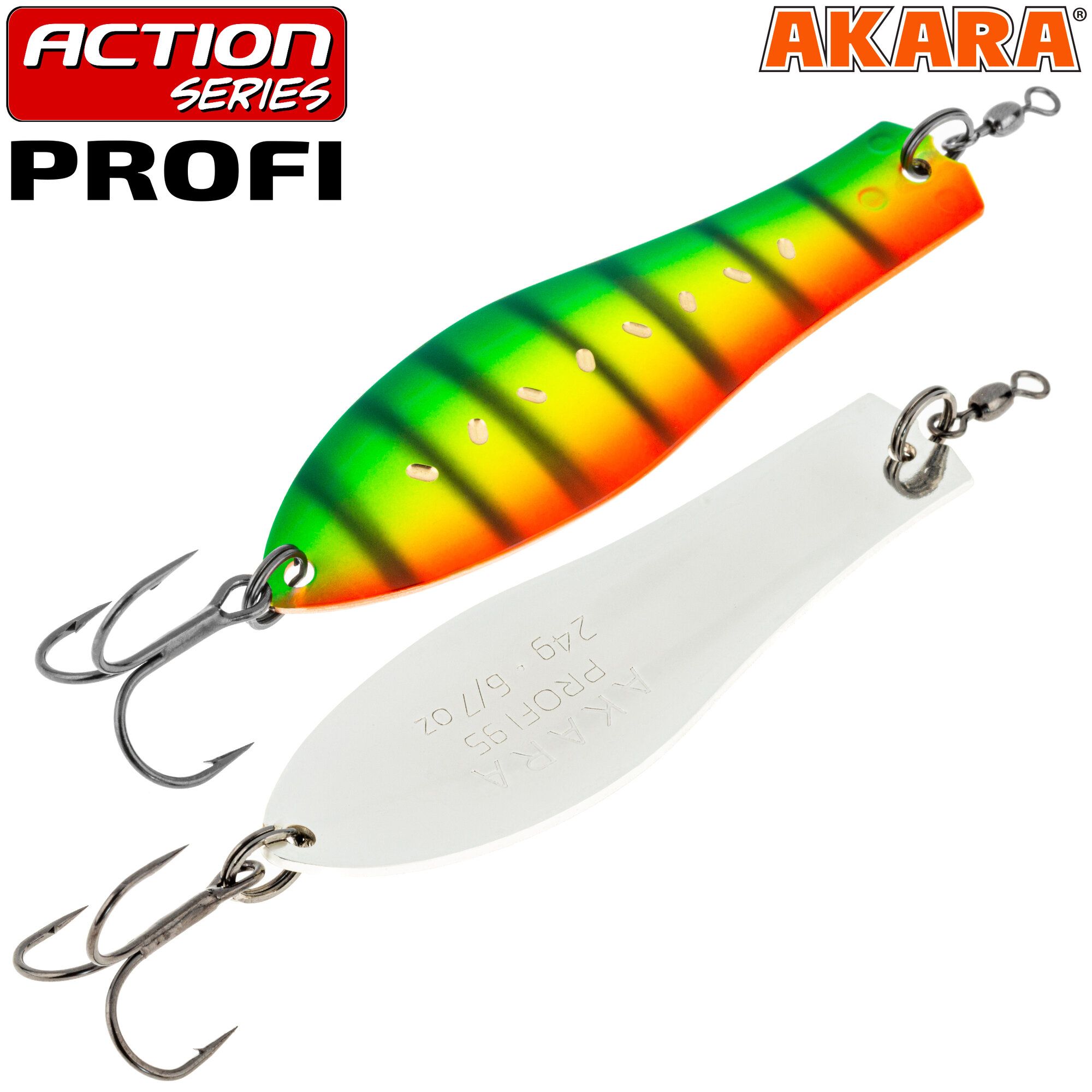 Блесна колеб. Akara Action Series Profi 95 24гр. 6/7oz. AB64