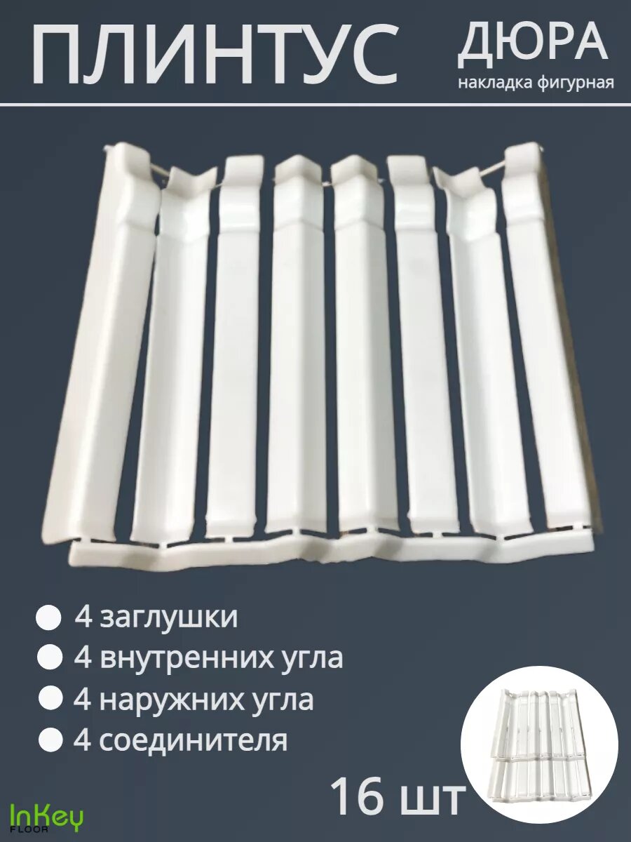 Накладка плинтуса дюра фигурная