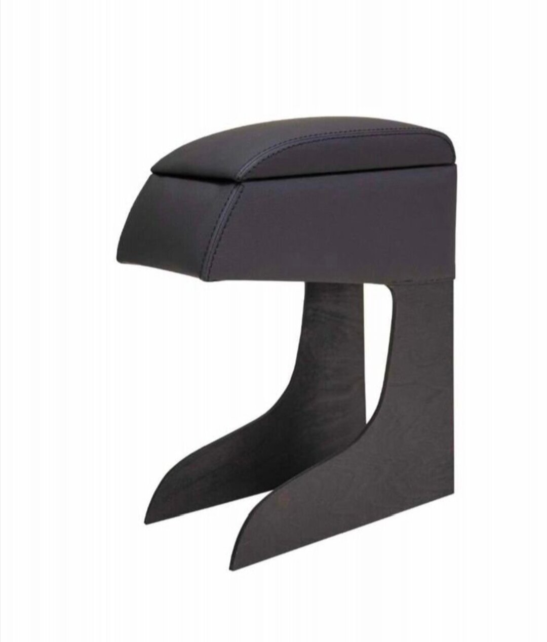 Подлокотник Renault Kangoo/Рено Канго (1997-2003/2003-2009) эко-кожа чёрная/лёгкая установка