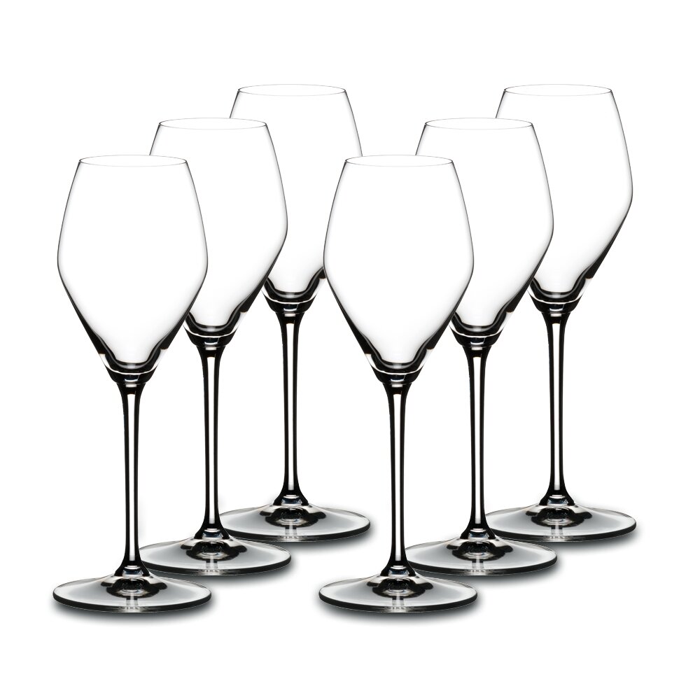 Набор из 6 бокалов для просекко 305 мл, хрусталь, Superleggero, Riedel, Австрия, 7441/85