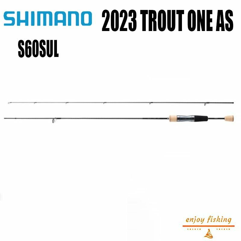 SHIMANO 2023 TROUT ONE AS S60SUL Пресноводная Морская Вода Удочка Для Ловли Рыбы