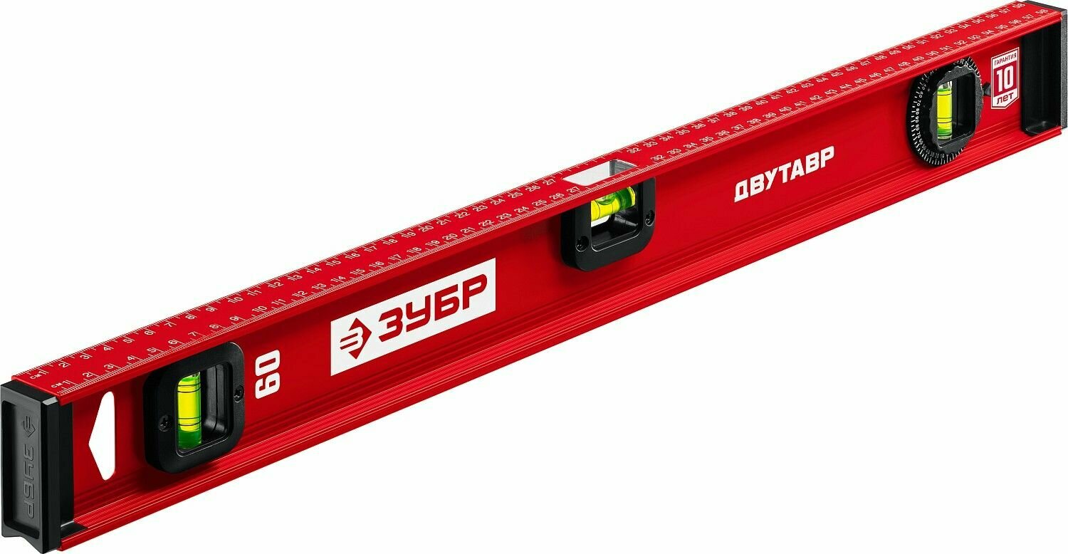 Уровень ЗУБР 600 мм, с двутавровым профилем Двутавр