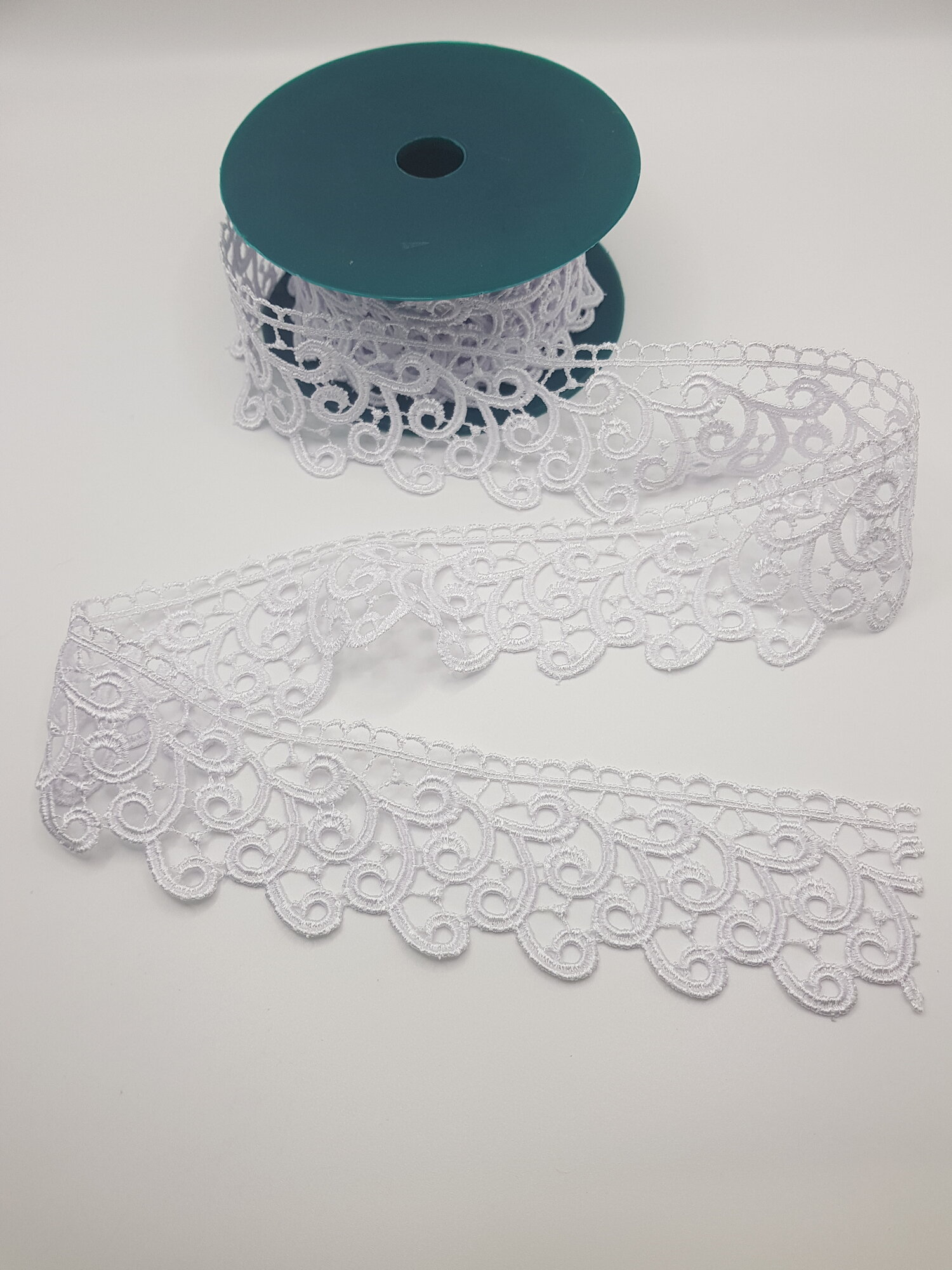 Гипюр Gamma 53мм (белый) 3,9м 3107-02а