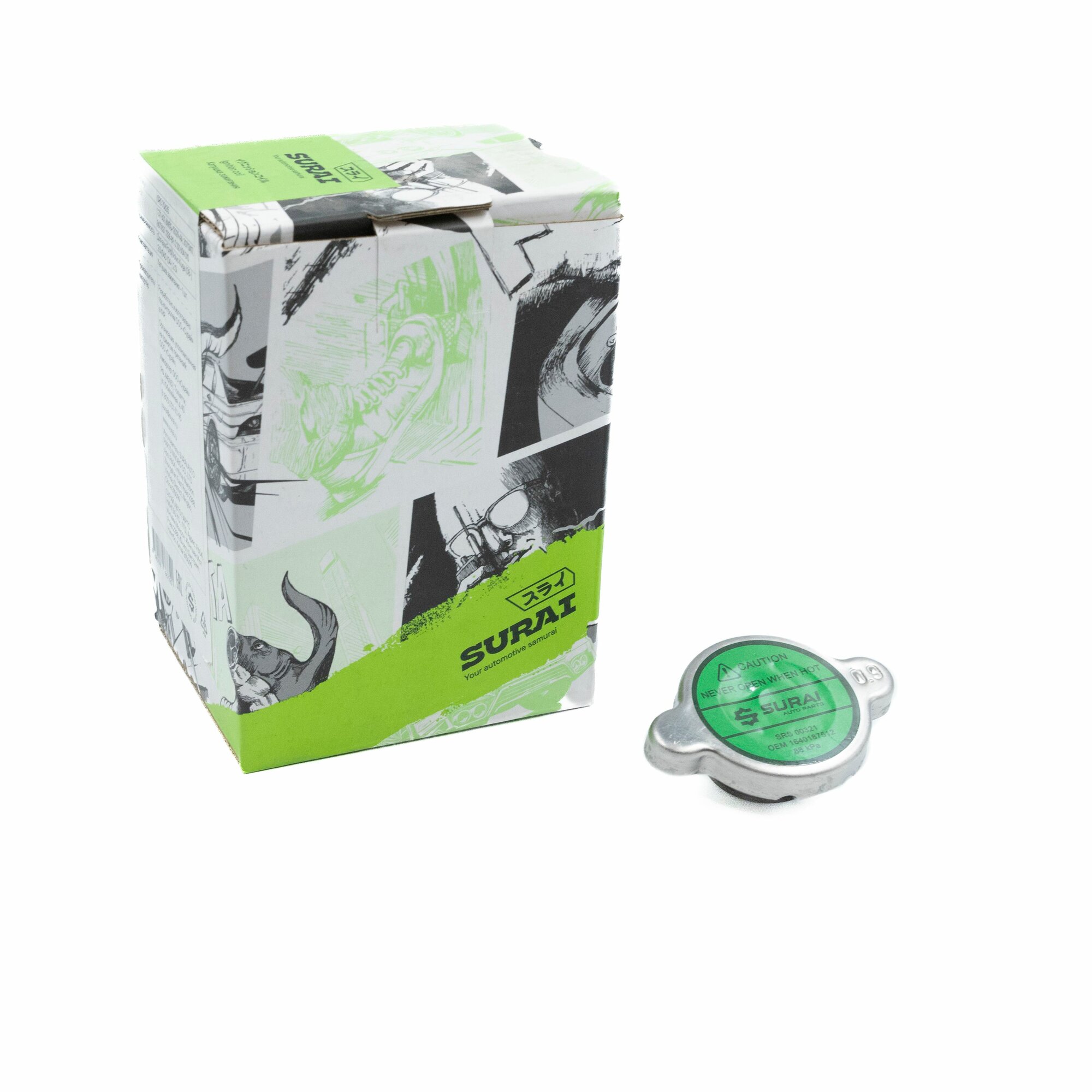 Крышка радиатора SURAI для Mitsubishi Lancer IX Pajero II, Subaru Forester SF (SRS 00321, аналог 1640187512)