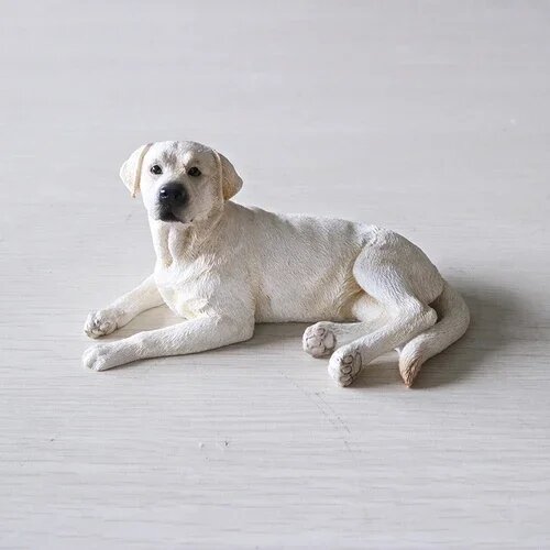 Коллекционная модель собаки лабрадора Sunchamo Белый, B