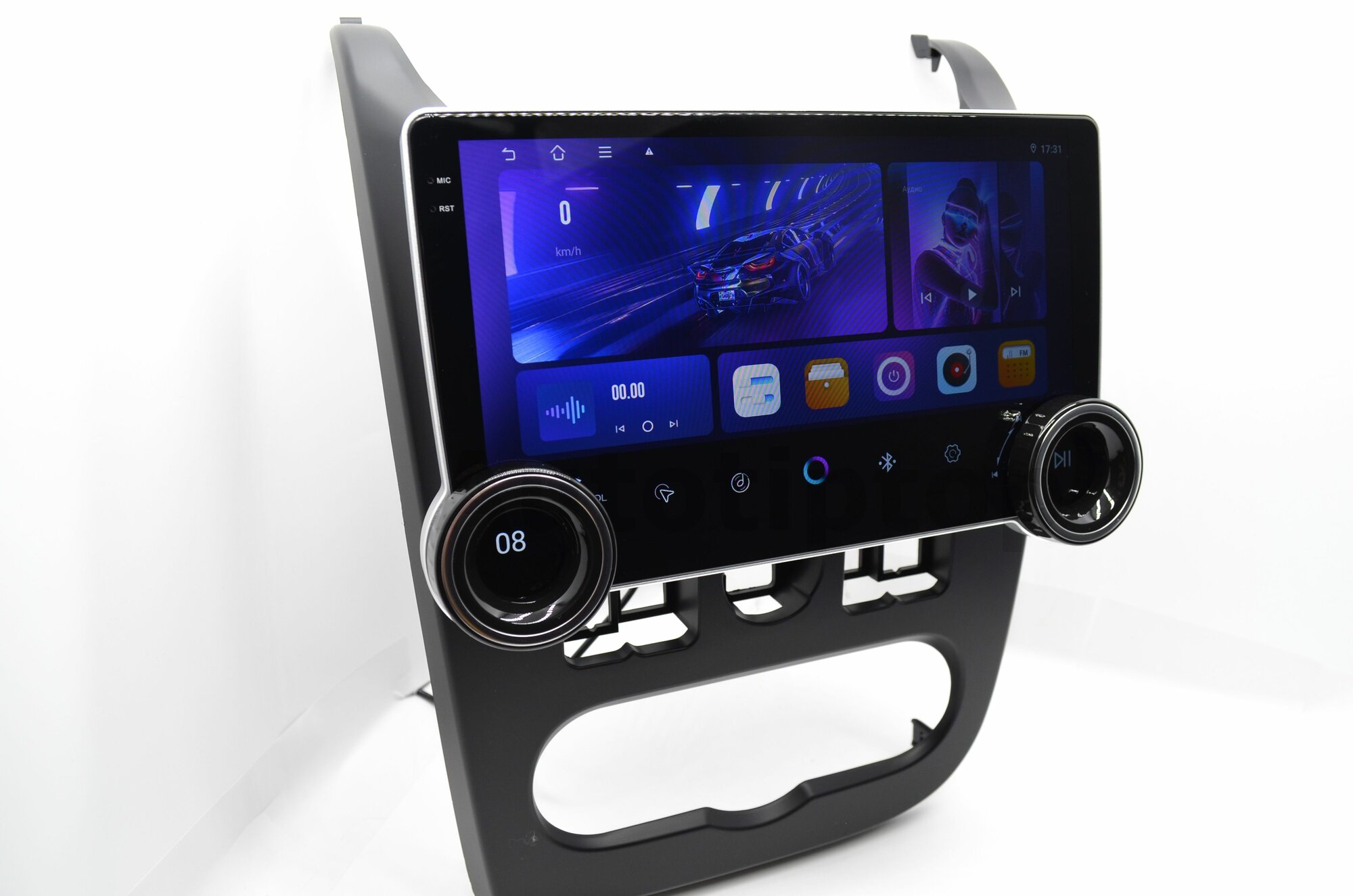 Большая магнитола Tesla A133 4/64 с крутилками Lada Largus 1 2012-2020