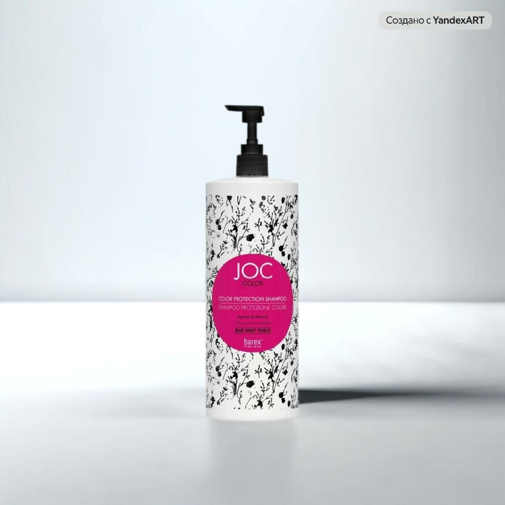 Шампунь для окрашенных волос Barex JOC Color Color Protection, с абрикосом и миндалем, защита цвета и блеск, 1000 мл