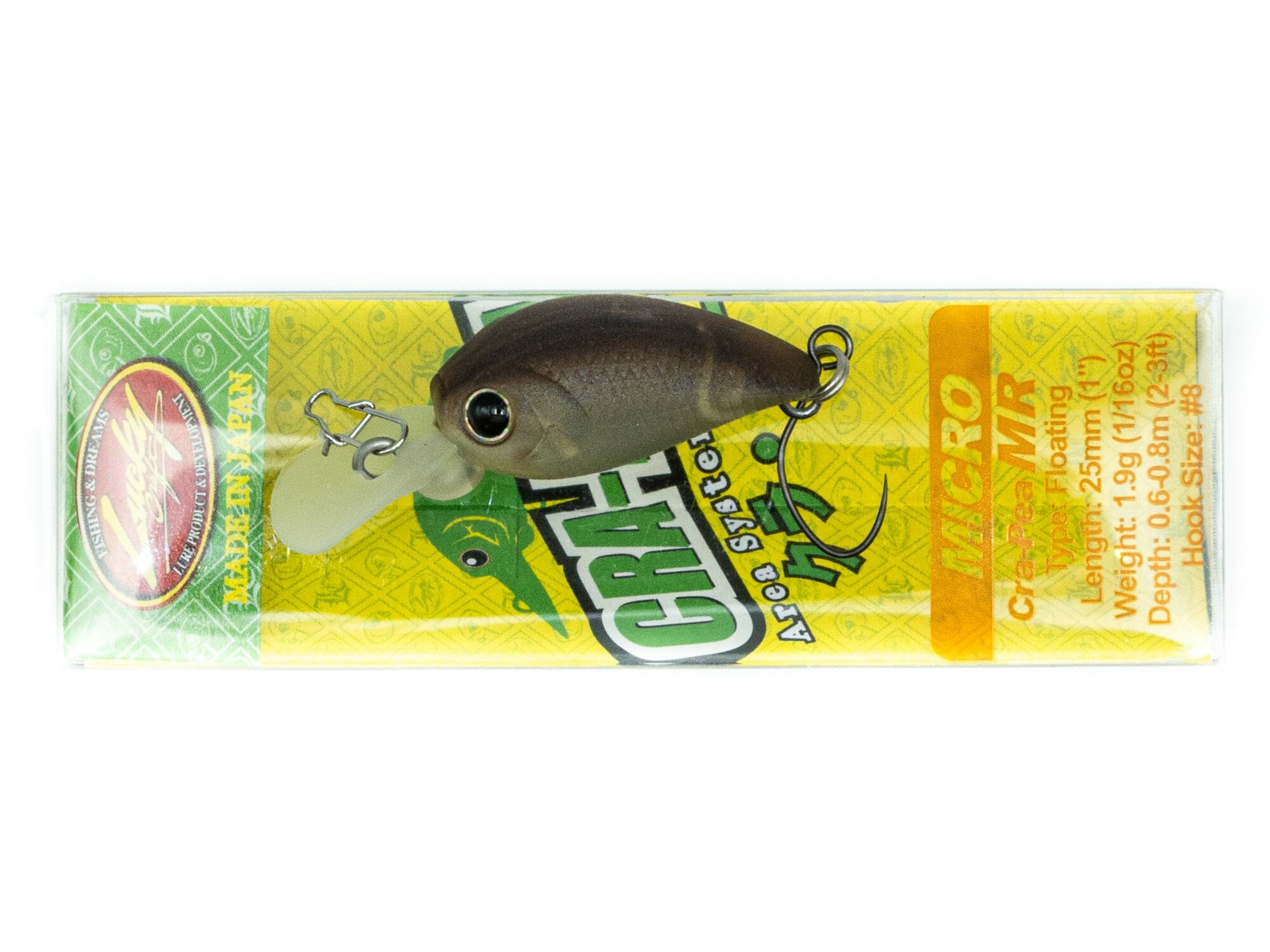 Японский воблер на форель Lucky Craft Micro Cra-Pea DR, 1.9 г, #NP16 Blend Sorbet / Форелевые приманки / Воблеры для рыбалки