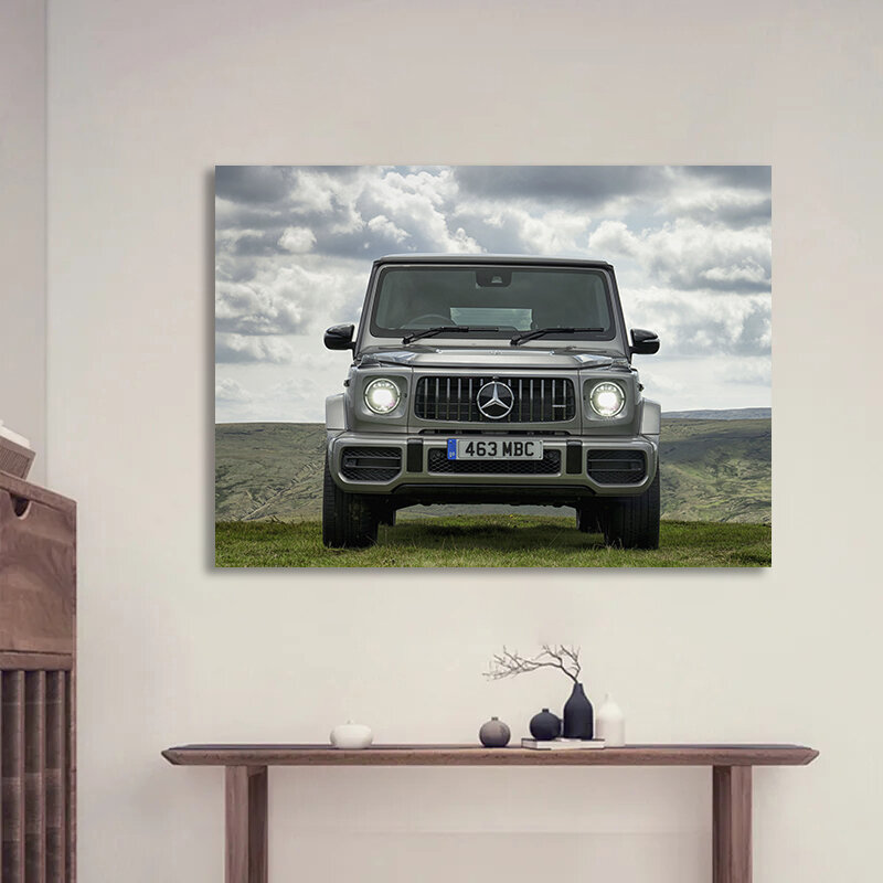 Картина авто / мерседес, картины на стену для интерьера / мужчине, 20х30 см.