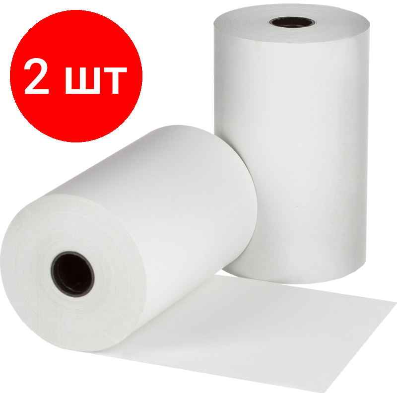 Комплект 2 упаковок, Лента тепл. регист. д/лаб. 57х23х12Ч (н.) Ч 16рул/уп