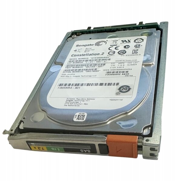 Жесткий диск EMC 118033054-A01 1Tb SAS 2,5" HDD