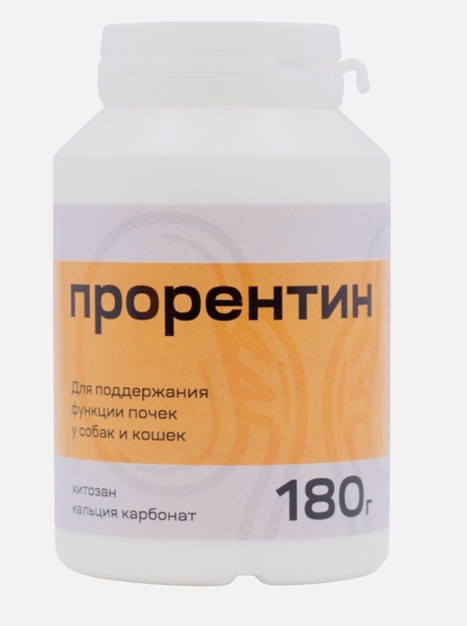 Прорентин для кошек и собак, порошок для приема внутрь для поддержания функции почек ренал, 180 г