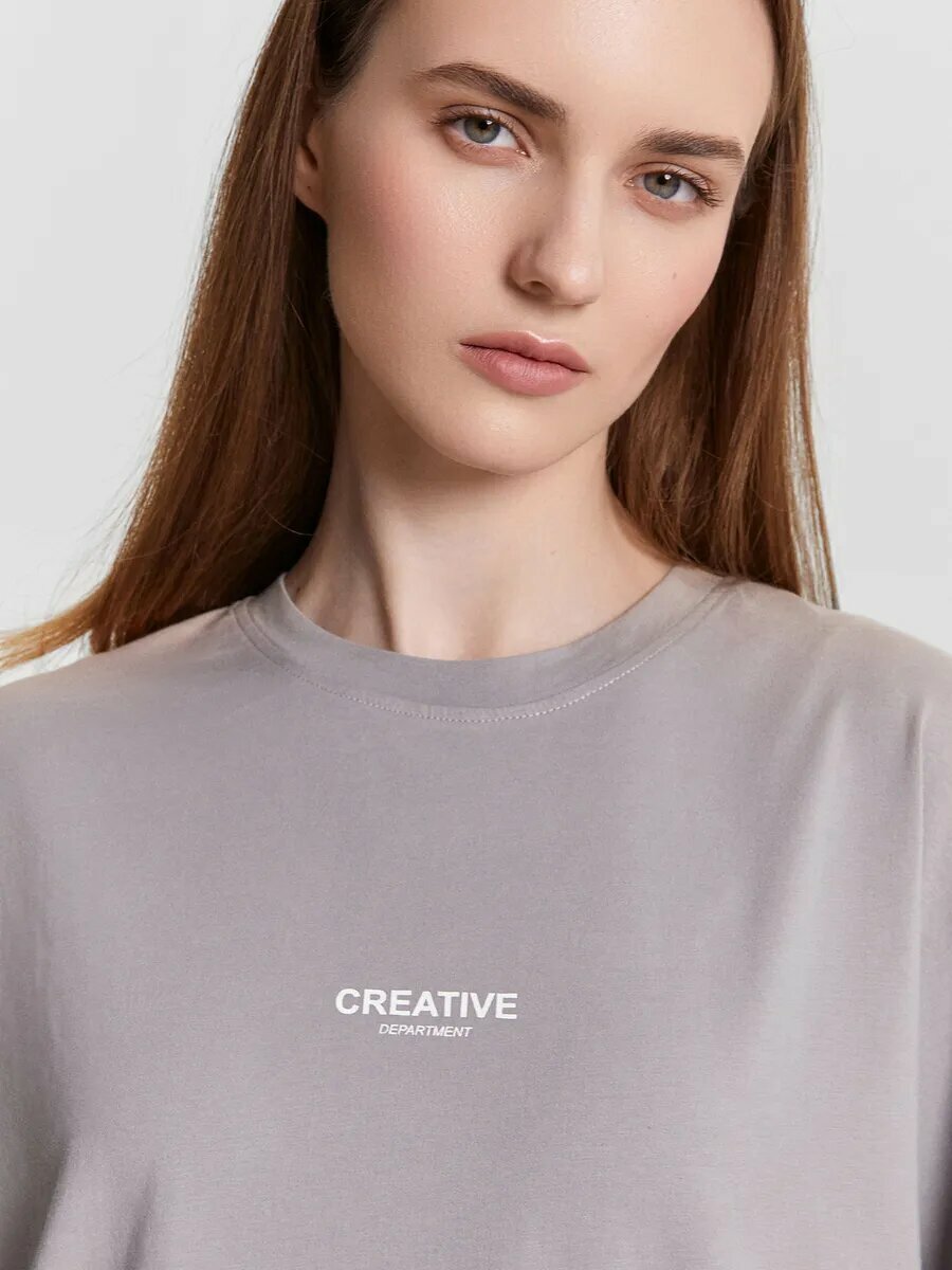 Футболка MARK FORMELLE Для женщин, размер 164/170-88-94, серый — фото 1