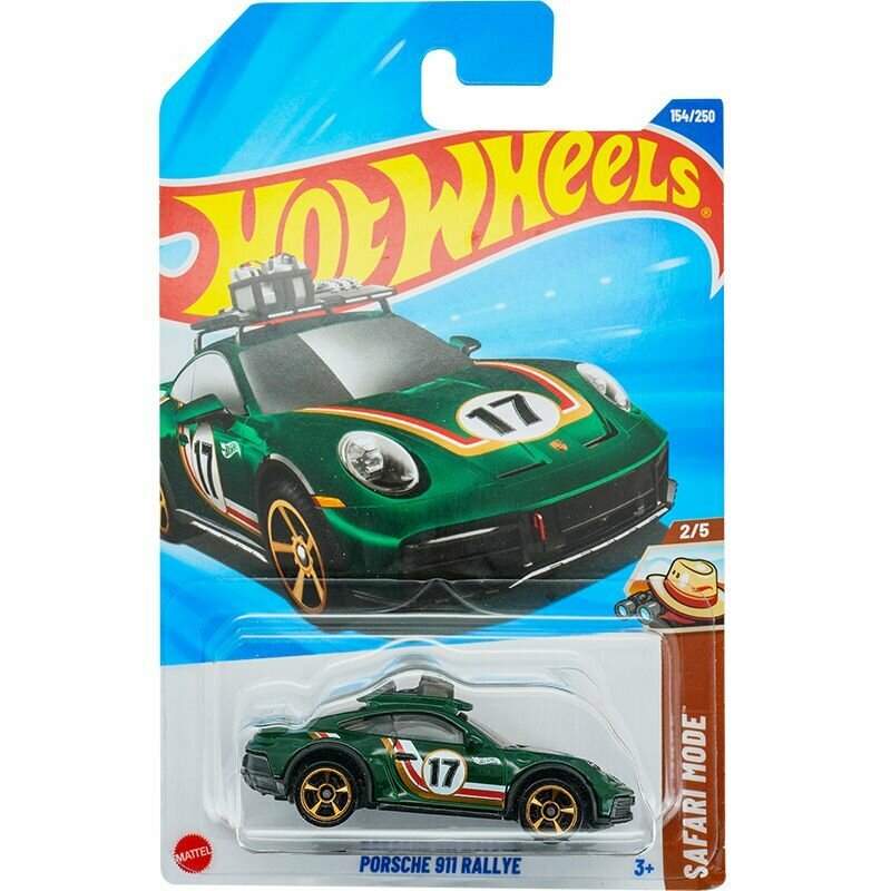 Машинка Mattel Hot Wheels 2025 C4982 Porsche 911 Rallye