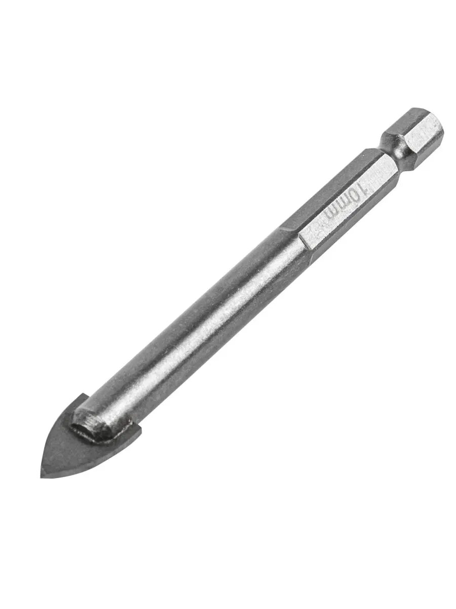 Сверло по керамической плитке и стеклу, 10 мм Matrix 72838