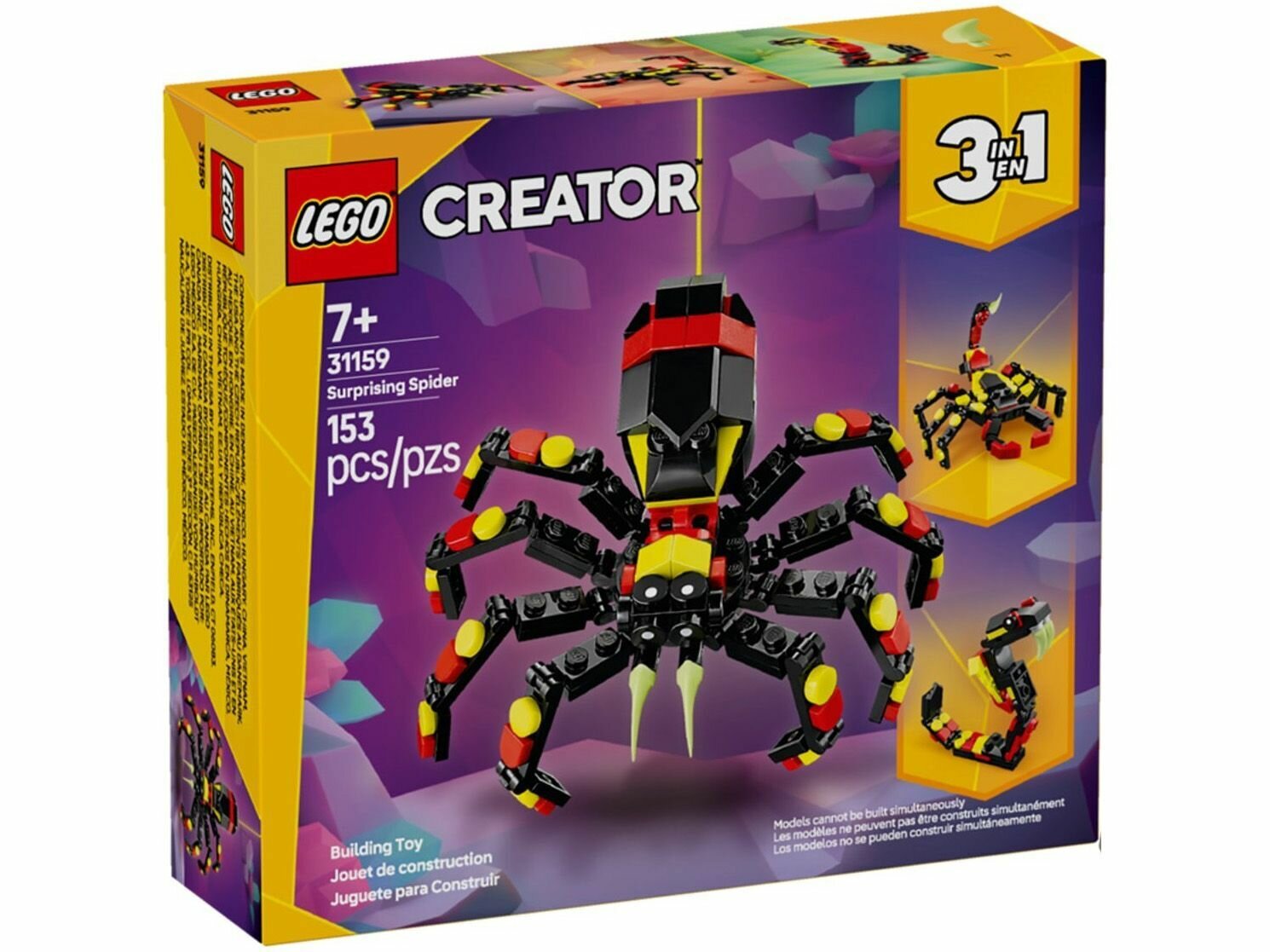 Creator LEGO 31159 Дикие животные: Удивительный паук Конструктор