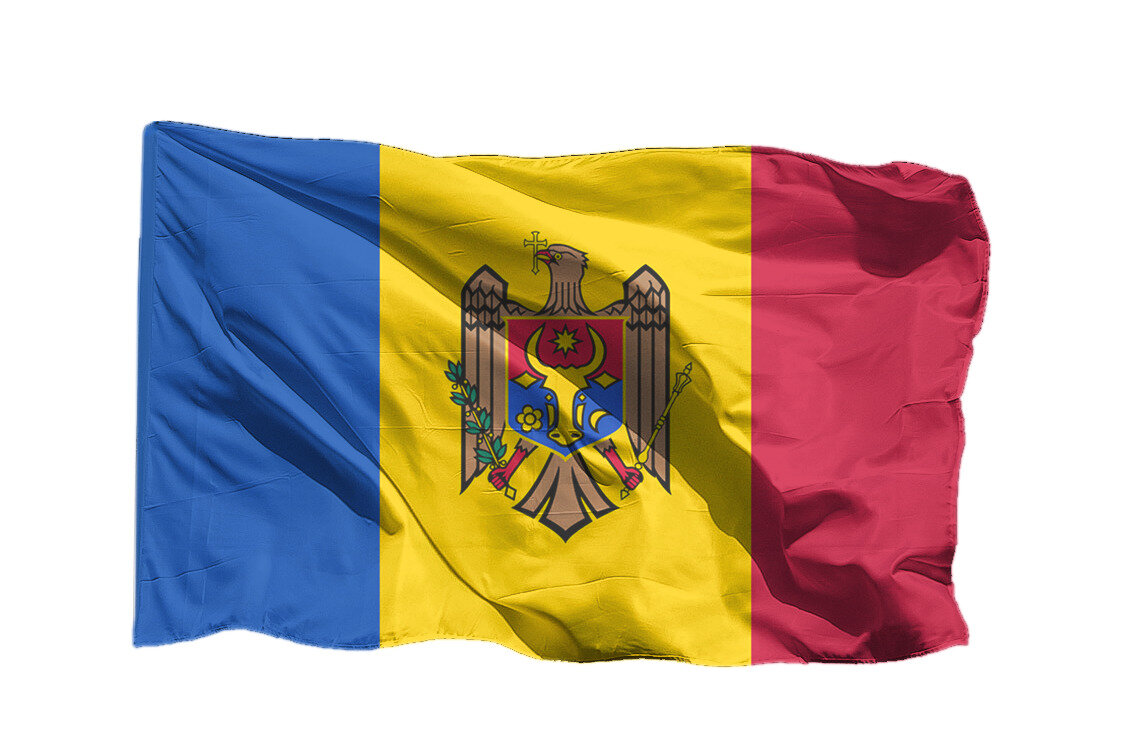 Флаг Армении на шёлке, 70х105 см для ручного древка