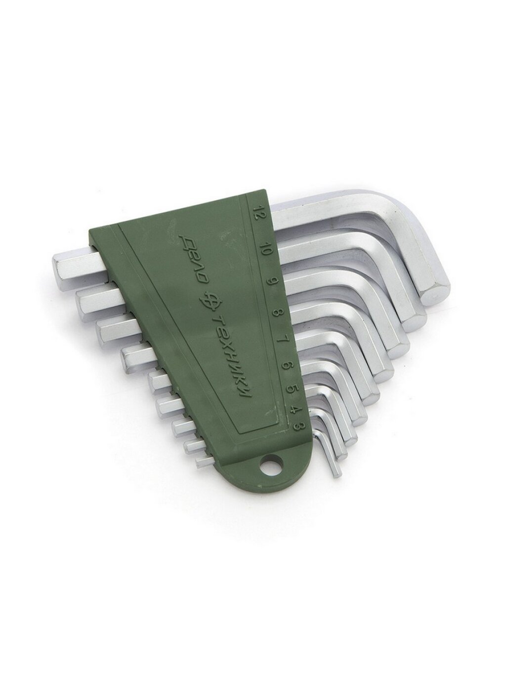 Набор шестигранных ключей ( 9 предметов) "Дело Техники" (короткие, 561093)