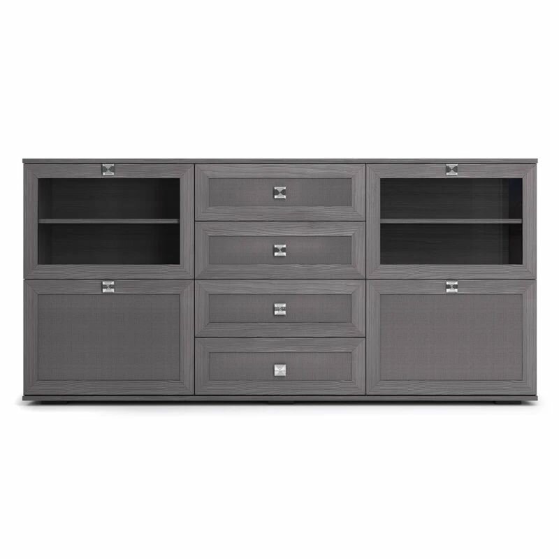 Комодино Парма Нео, 880x1800x400, цвет Лиственница темная