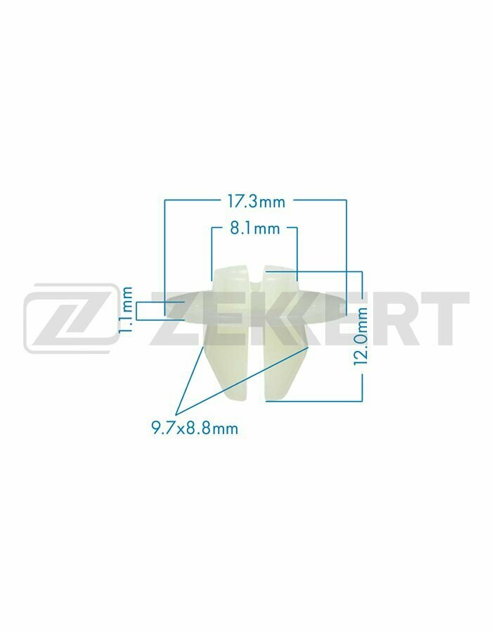 Клипса крепежная Toyota Geely Great wall (цена за 10 шт.)