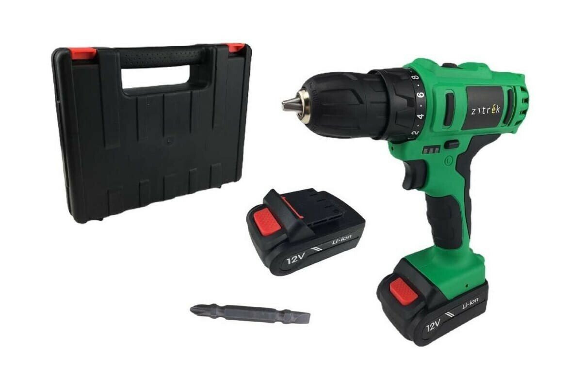 Аккумуляторная дрель-шуруповерт Zitrek Greenpower 12-Li (063-4074)