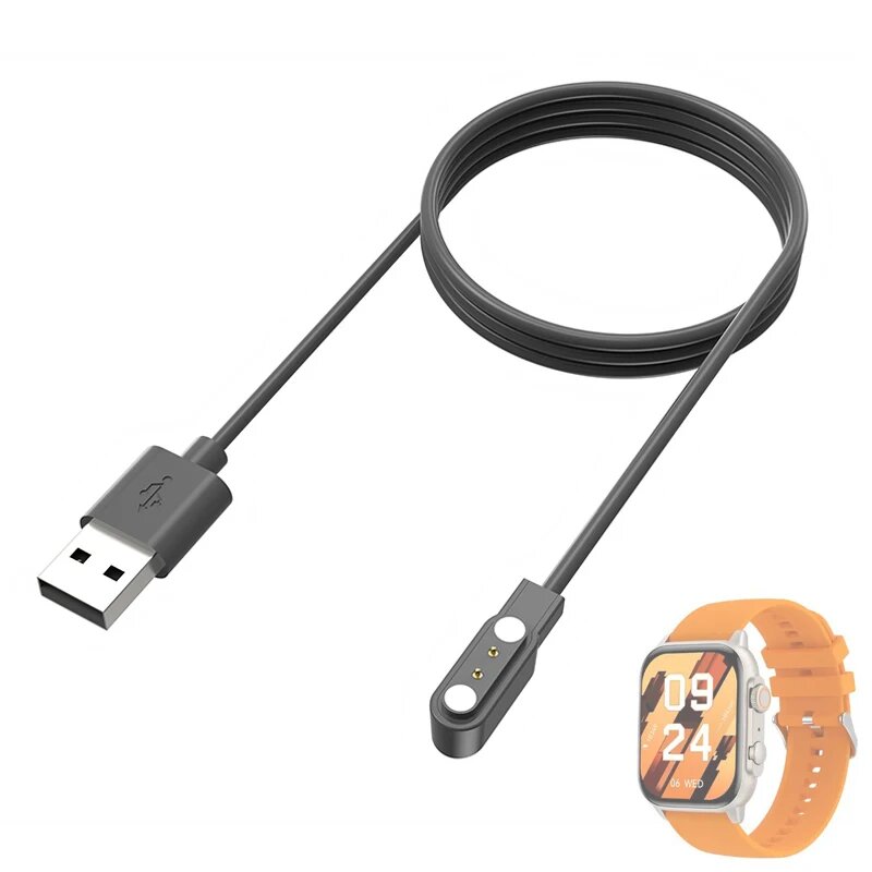 Зарядное устройство для док-станции Smartwatch, USB-кабель для зарядки, провод питания для Colmi C81, аксессуары для спортивных смарт-часов