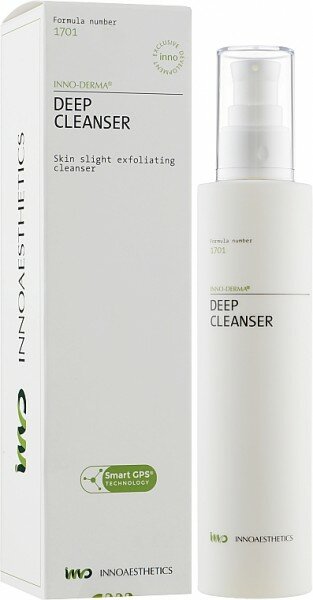 INNO-DERMA Deep cleanser Гель с гликолевой кислотой для глубокого очищения, 200 мл