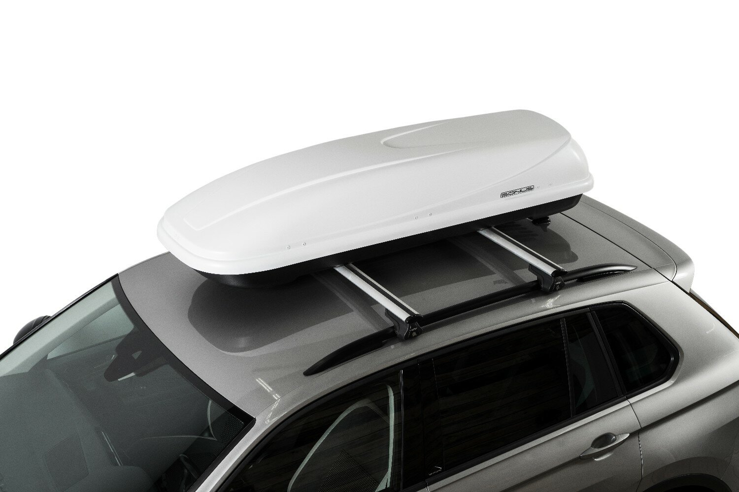 Автомобильный бокс (багажник на крышу) BONUS 1872х634х374 белый матовый (одн.