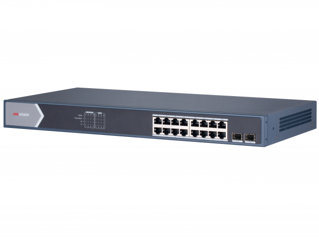 Коммутатор 16PORT 1000M POE Ds-3e1518p-si Hikvision Ds-3e1518p-si .