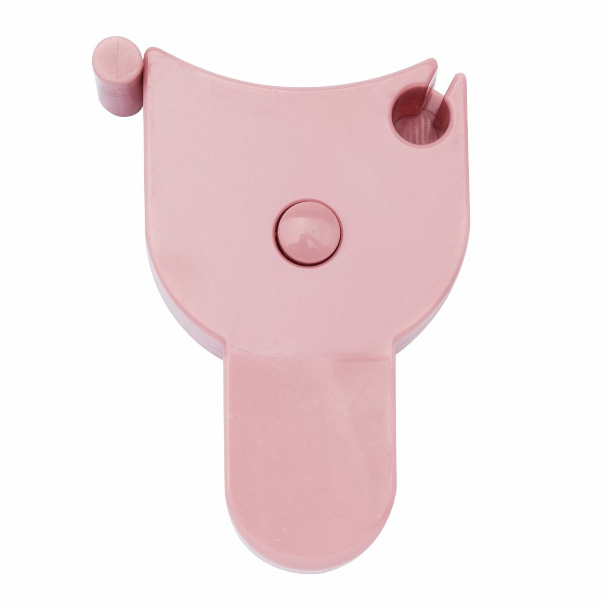 Лента-рулетка айрис с фиксатором длины, 2х150 см, розовая