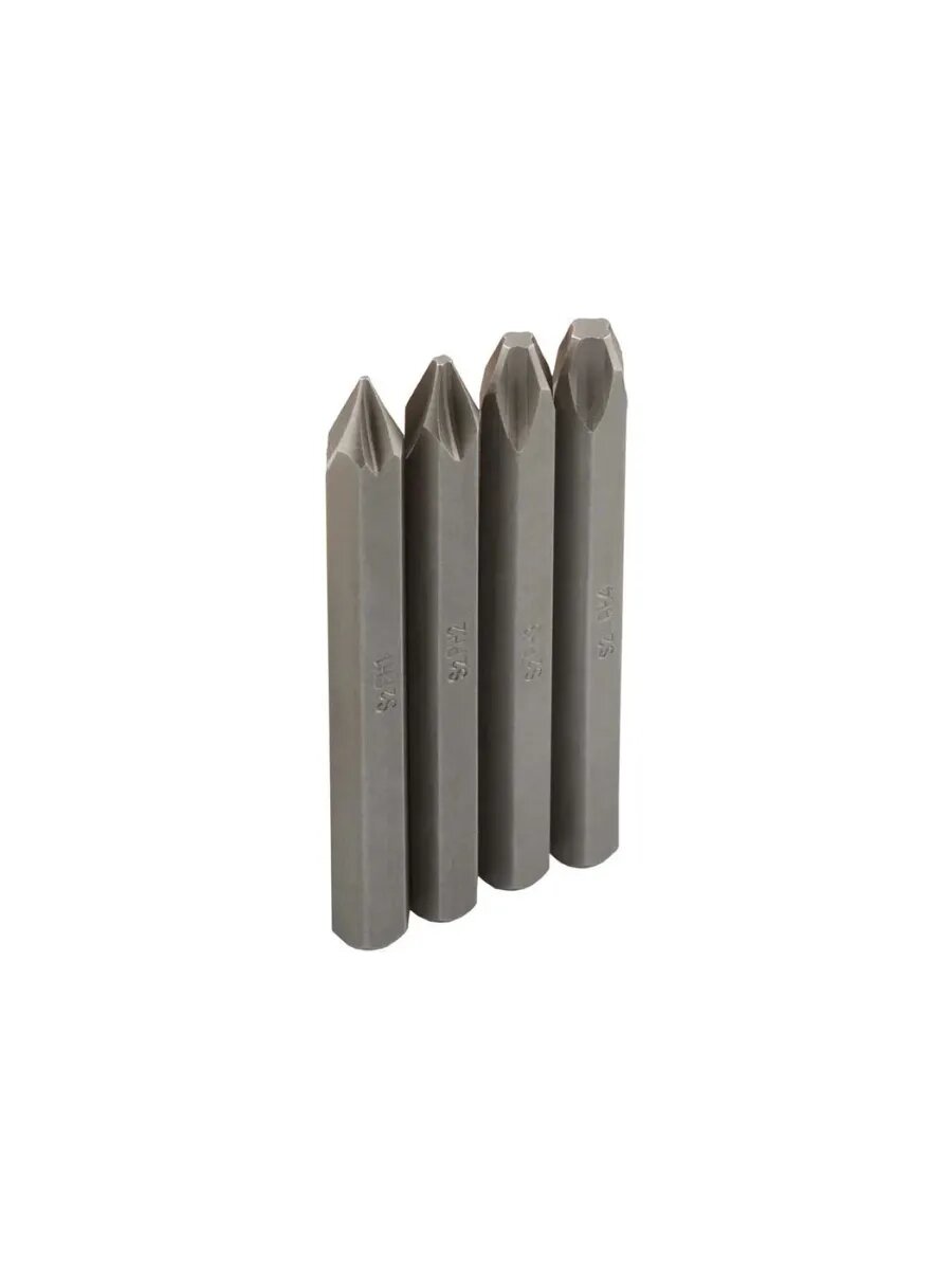 Набор насадок для ударной отвертки (PH1;2;3;4*80mm S2)