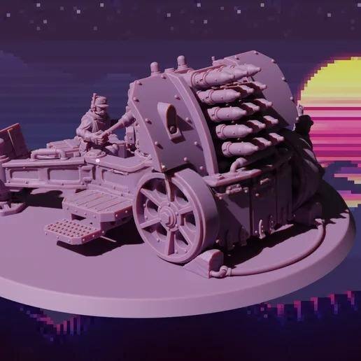 Warhammer 40000 Миниатюра Artillery team - Rocket Launcher