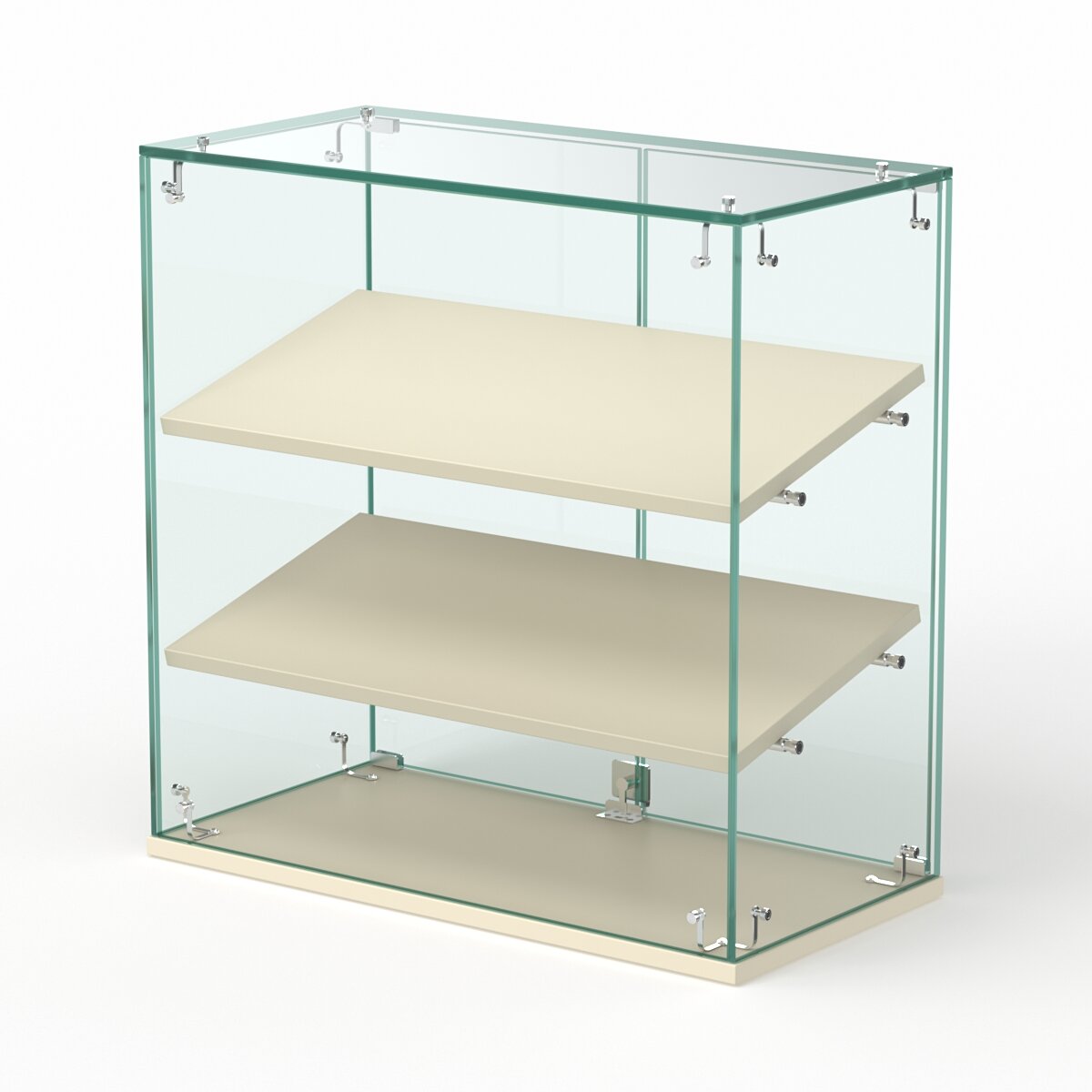 Витрина "сладость" №8-П для выпечки настольная пдсп, Крем Вайс