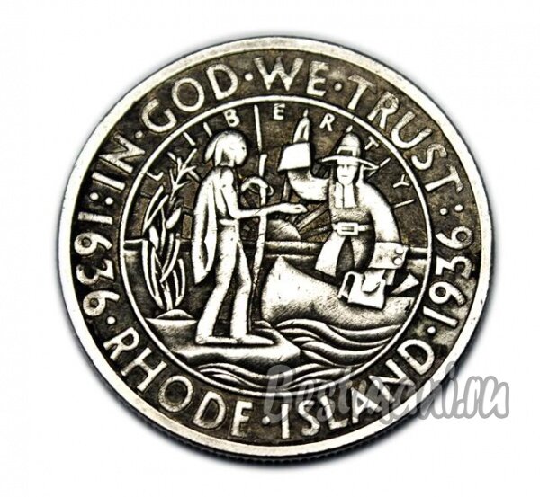 Half Dollar 1/2 доллара 50 центов 1636 - 1936 гг сувенирная копия серебряной монеты США монеты, нумизматика, деньги для коллекции