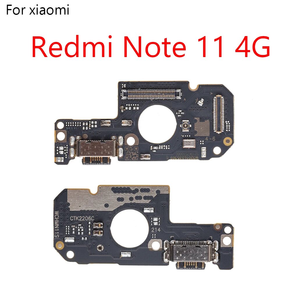 USB-разъем для зарядного устройства, док-разъем, гибкий кабель для Xiaomi Redmi Note 10, 11S, 10S, 10X, 11E, 11 Pro +, 4G, 5G, модуль зарядной платы Redmi Note 11 4G