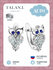 Серьги TALANT, серебро, 925 проба, фианит, длина 1.2 см, , серебристый