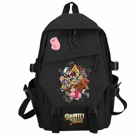 41 x 28 x 13 cm, Черная, Рюкзак, Гравити Фолз, Gravity Falls