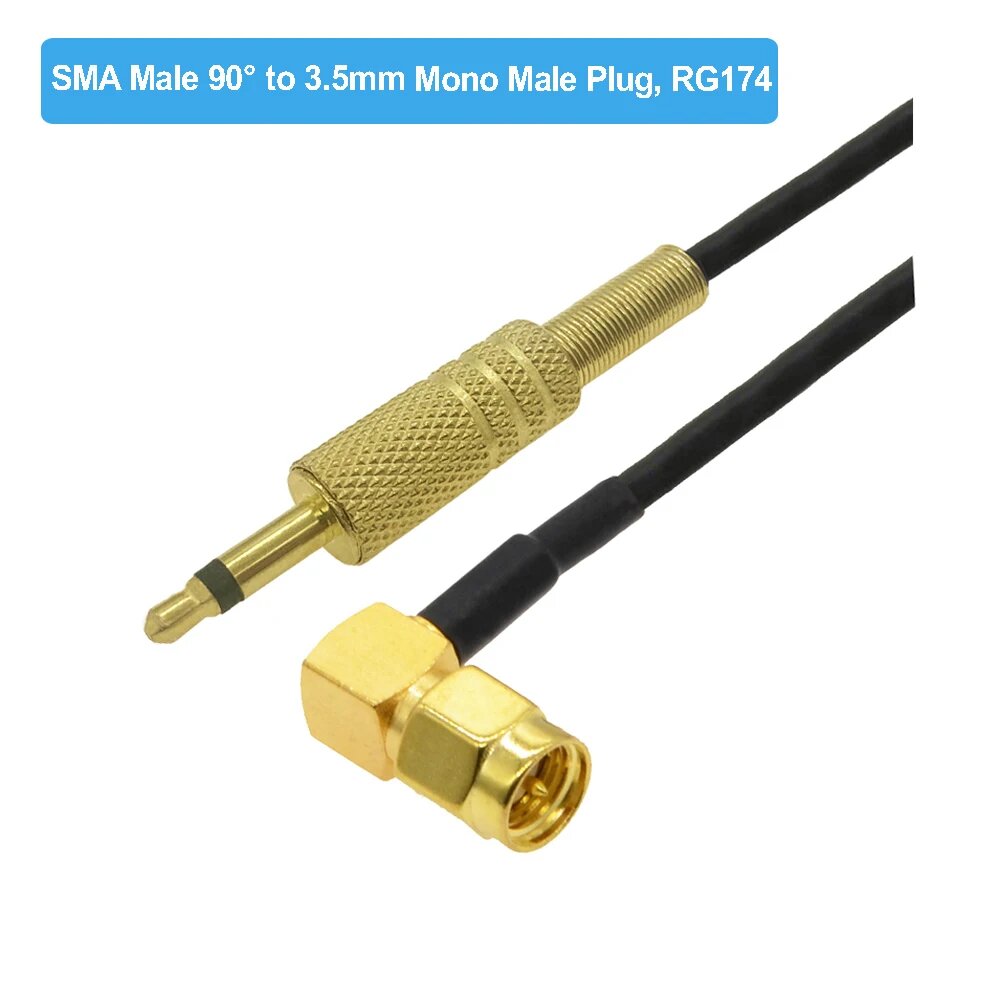SMA 90° - 3.5 мм моно, RG174, 25 см