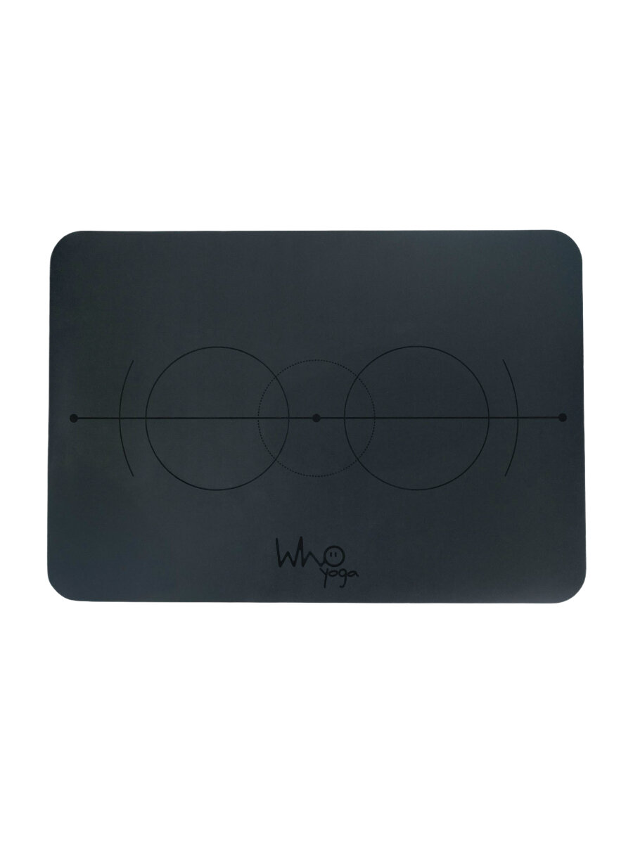 Мини-коврик для йоги черный