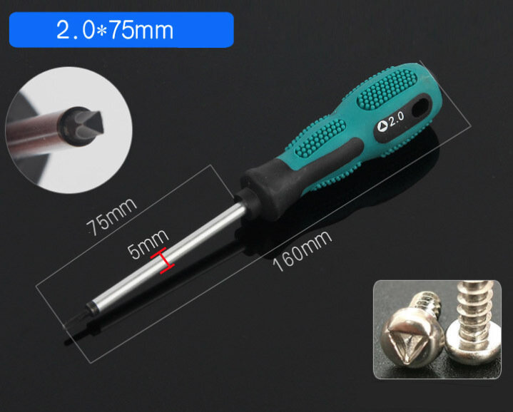 Отвертка треугольная 2.0мм TA20